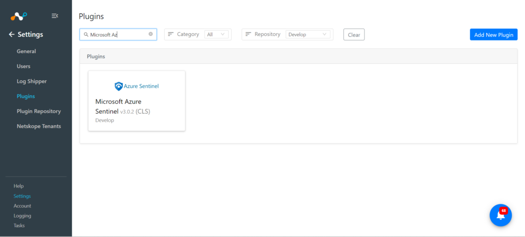 Microsoft Sentinel Plugin for Log Shipper - Netskope Knowledge Portal
