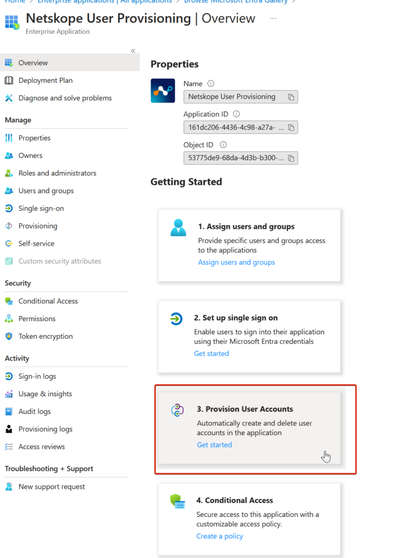 User Provisioning with Entra ID - Netskope Knowledge Portal