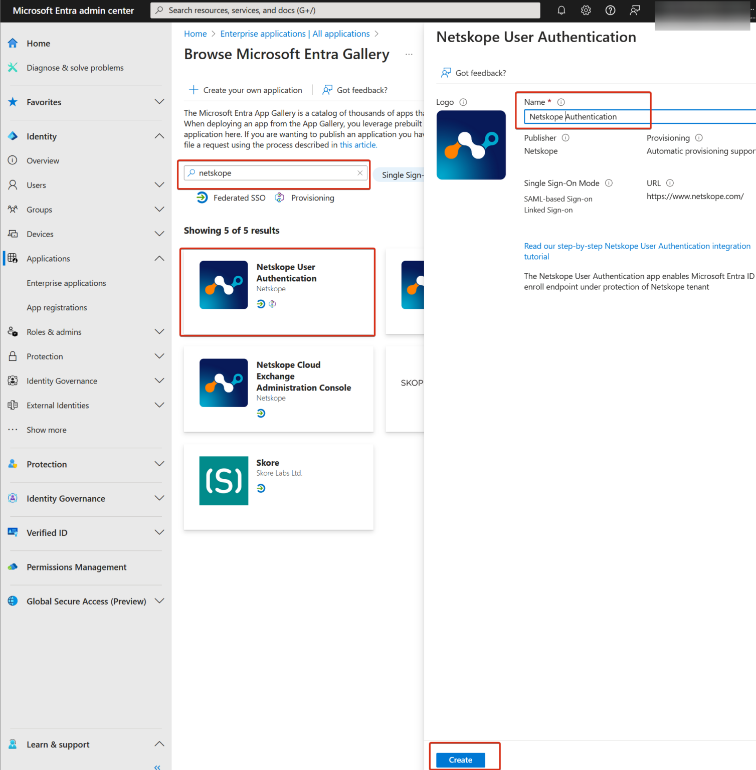 SAML Authentication with Entra ID - Netskope Knowledge Portal