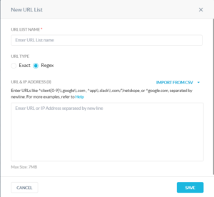 URL Lists - Netskope Knowledge Portal