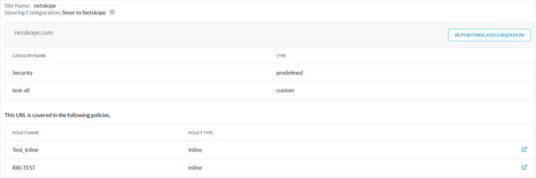 URL Lookup - Netskope Knowledge Portal