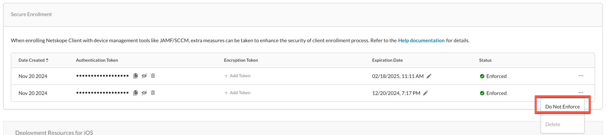 Secure Enrollment - Netskope Knowledge Portal