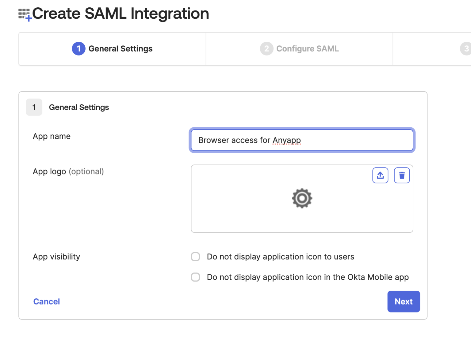 Configure Browser Access with Okta - Netskope Knowledge Portal