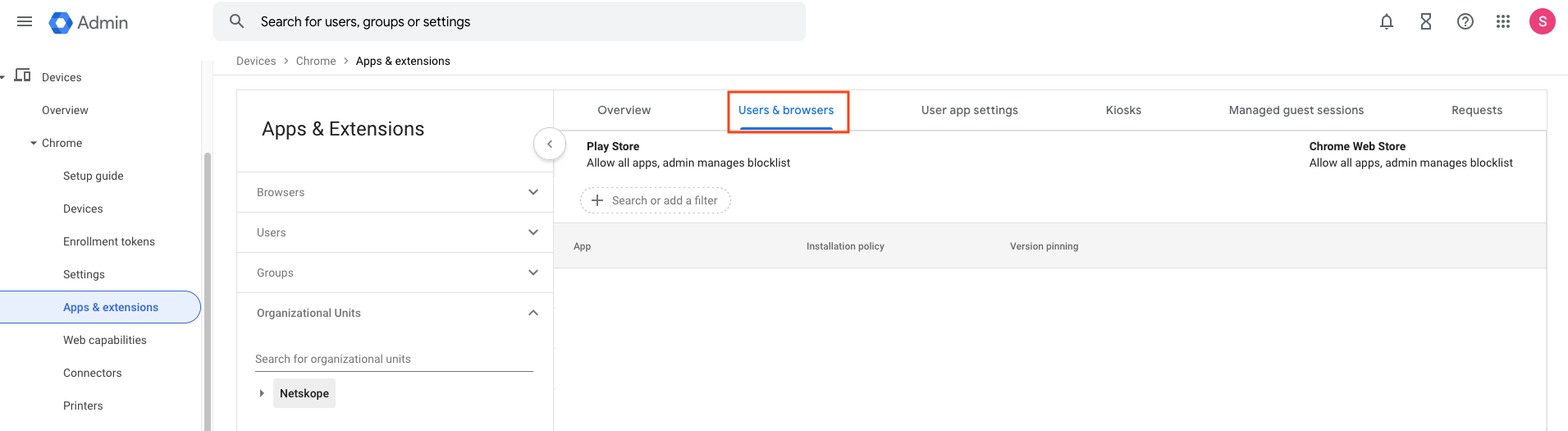 Cloud Explicit Proxy for Chromebooks - Netskope Knowledge Portal