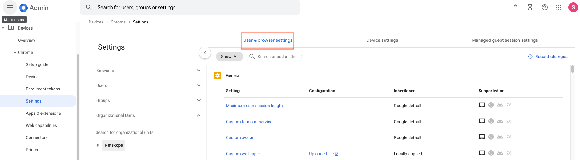 Cloud Explicit Proxy for Chromebooks - Netskope Knowledge Portal