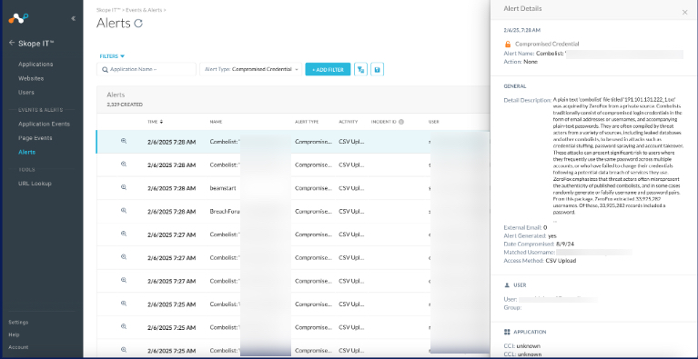 Compromised Credentials - Netskope Knowledge Portal