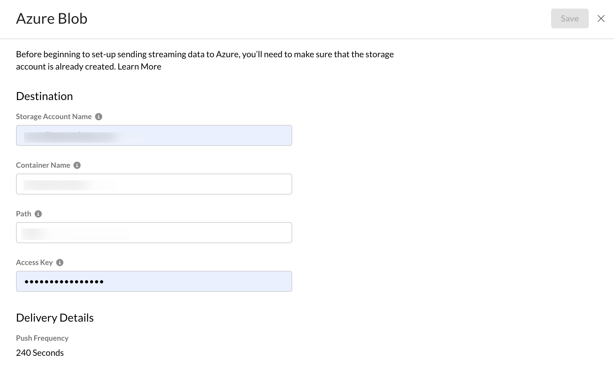 Stream Logs to Azure Blob - Netskope Knowledge Portal