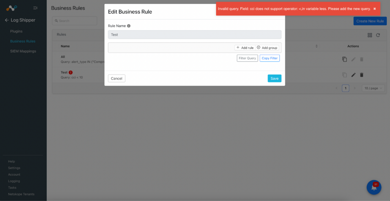 Cloud Exchange Troubleshooting - Netskope Knowledge Portal