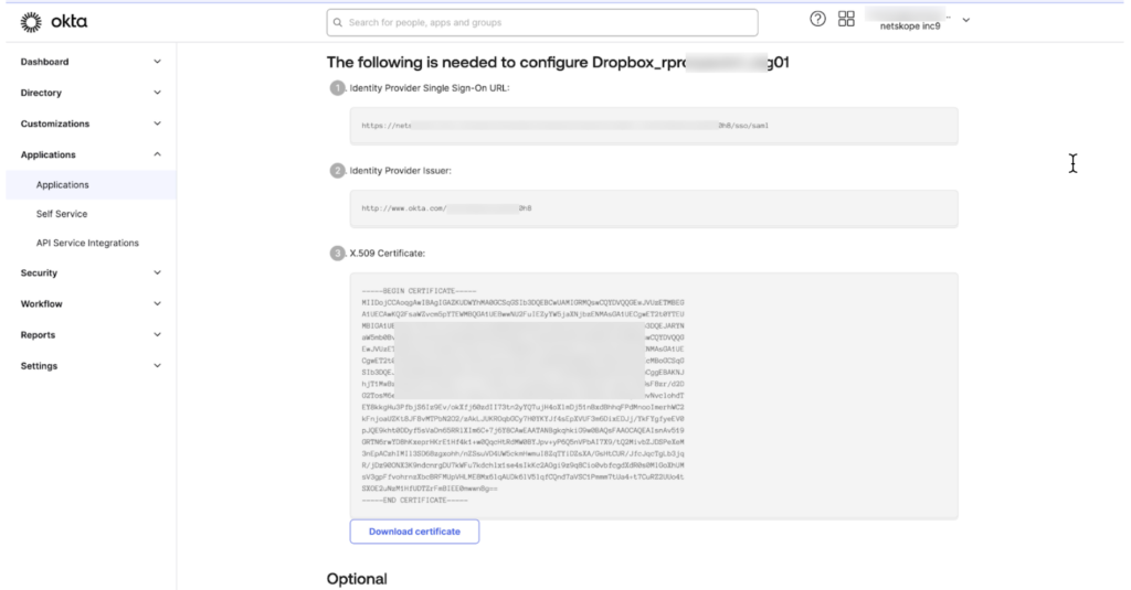 Reverse Proxy as a Service for Dropbox with Okta - Netskope Knowledge Portal