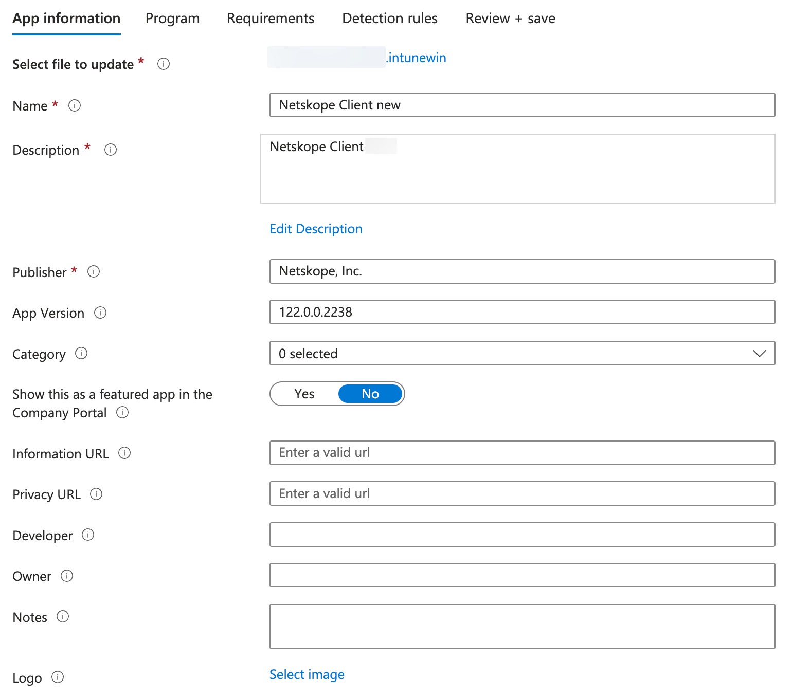 Deploy Client On Windows Using Intune With Win32 App Netskope