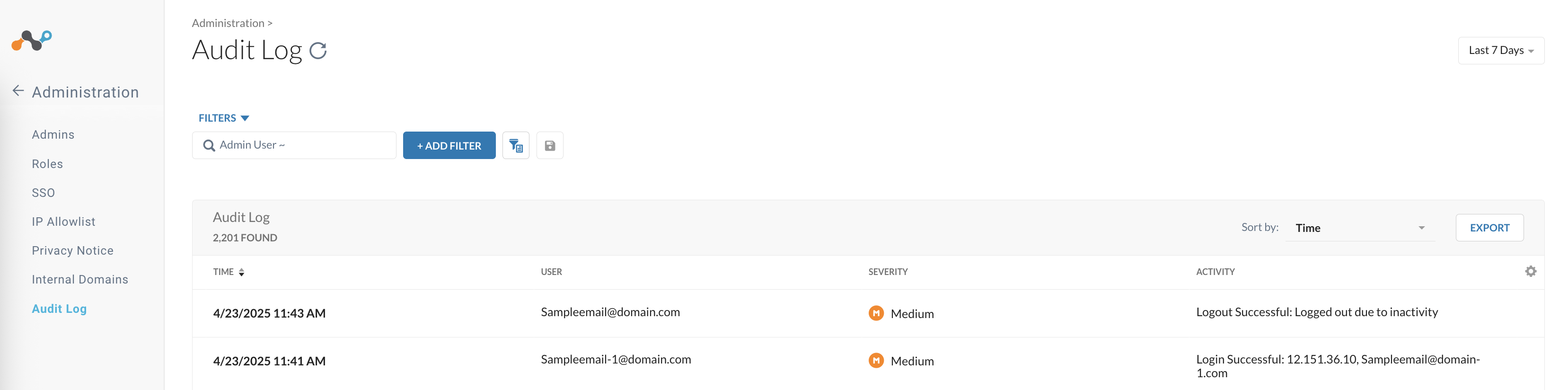 Understanding Supported Audit Log Events - Netskope Knowledge Portal
