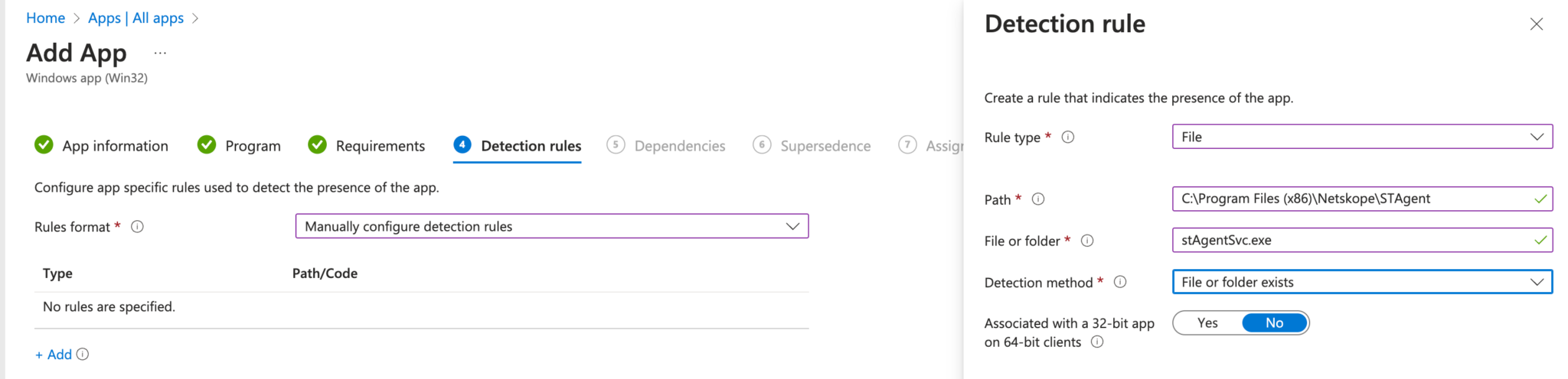 Deploy Client On Windows Using Intune With Win32 App Netskope