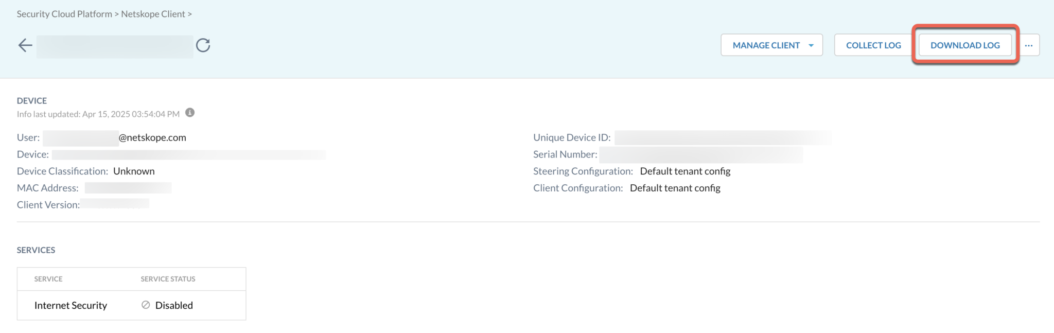 Netskope Client Troubleshooting Guide - Netskope Knowledge Portal
