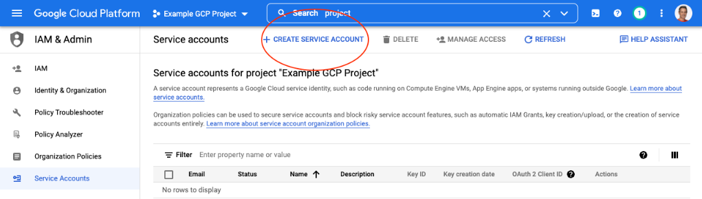Onboard GCP Infrastructure Manually - Netskope Knowledge Portal
