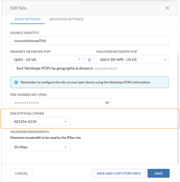 Troubleshooting IPSec - Netskope Knowledge Portal
