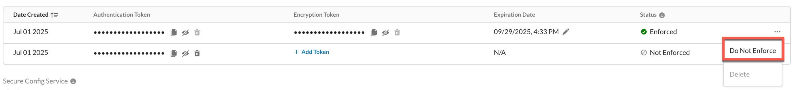 Enrollment Token Management - Netskope Knowledge Portal