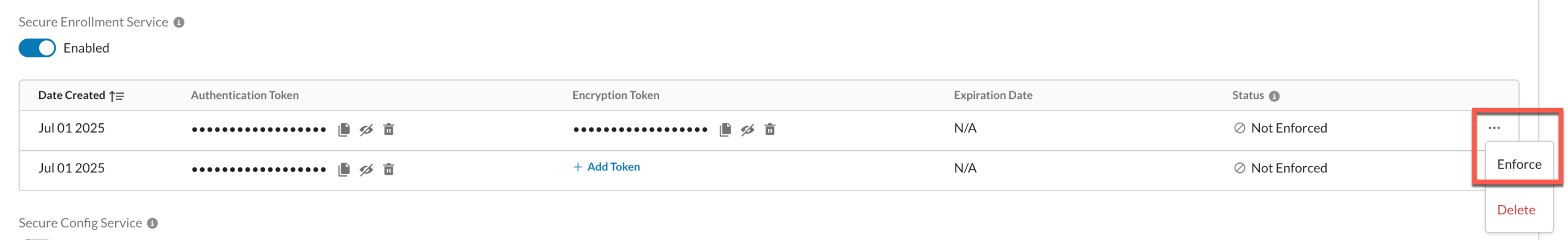 Enrollment Token Management - Netskope Knowledge Portal
