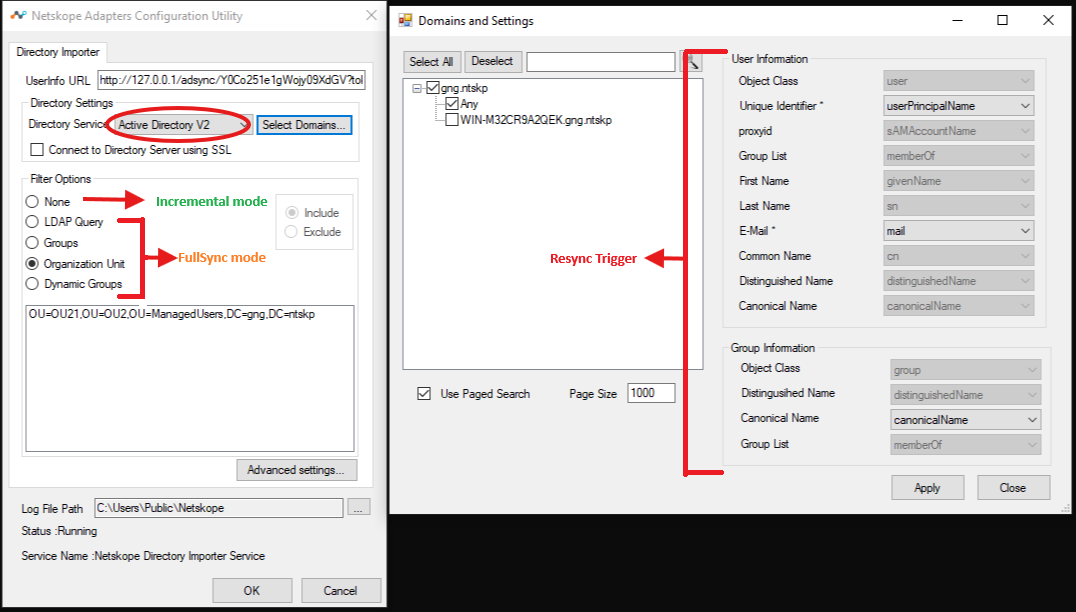 Configure Directory Importer - Netskope Knowledge Portal
