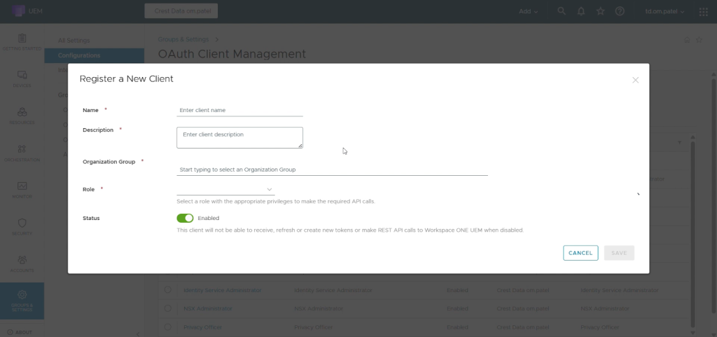 Omnissa Workspace One UEM Plugin for Risk Exchange - Netskope Knowledge ...